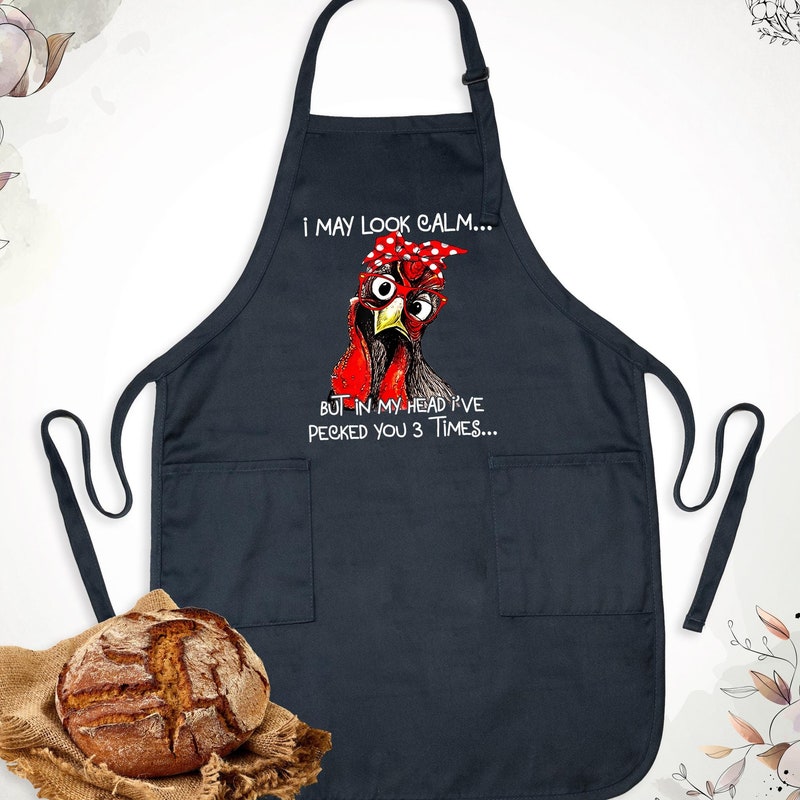Lady Chicken Apron - Etsy
