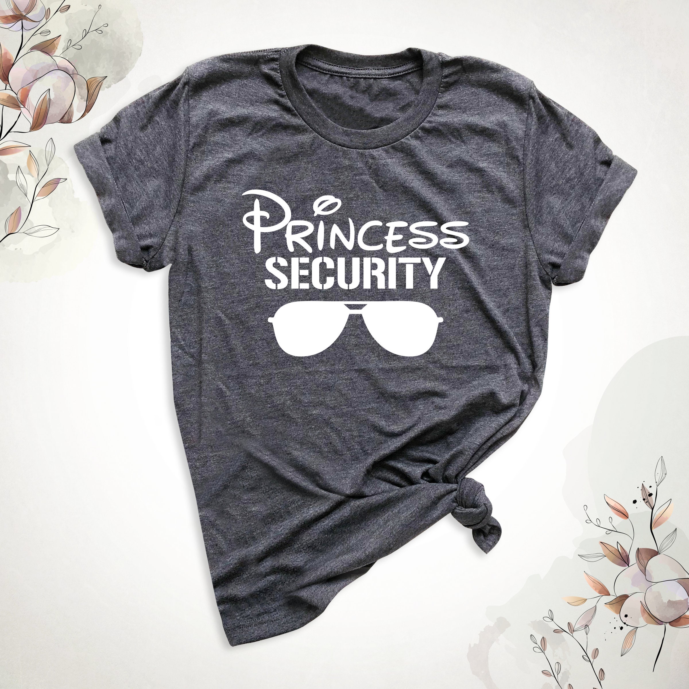 Princess Security Disney Shirt, Disneyland Family Trip T-shirt ...
