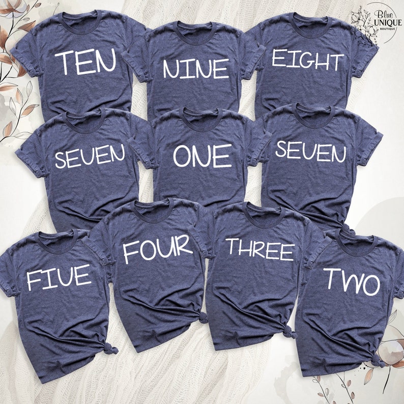 Custom Number Birthday Age Sports Team T-shirt, Personalized Birthday ...