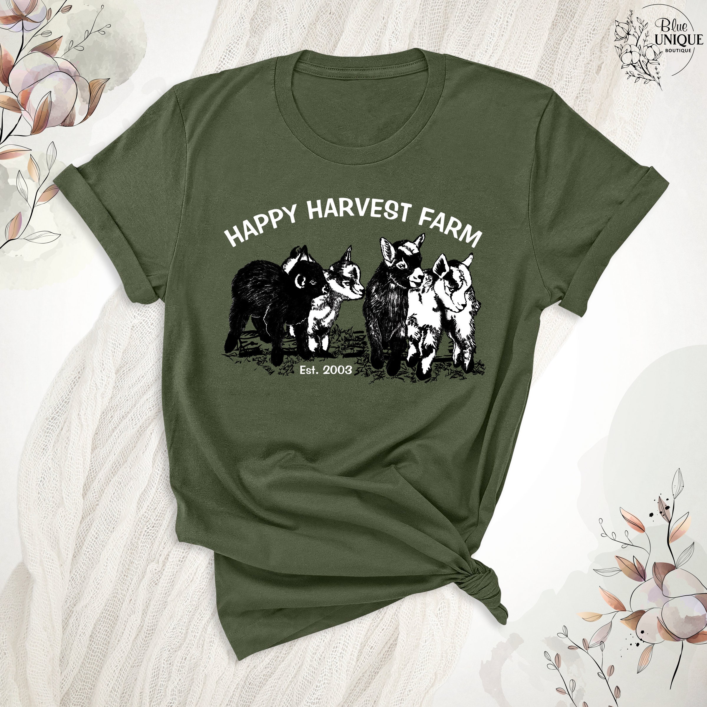 Goats Pygmy Goats Farm Shirts, Cute Custom Goats T-shirts, Goat Lover ...