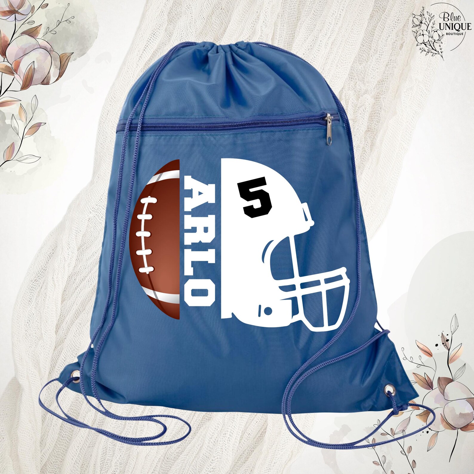 Custom American Football Gym Team Drawstring Bags, Sport Equipment Bags ...