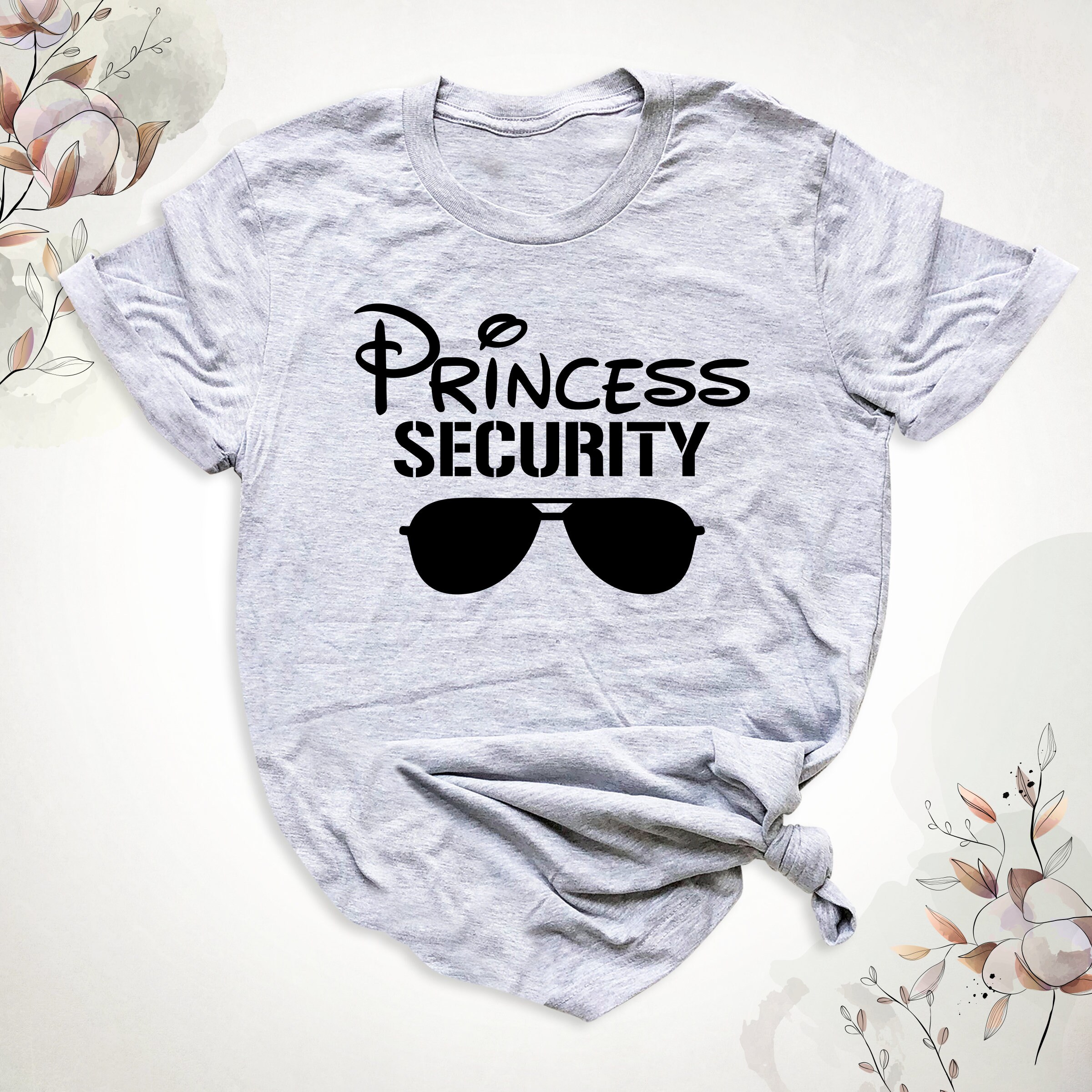 Princess Security Disney Shirt, Disneyland Family Trip T-shirt ...