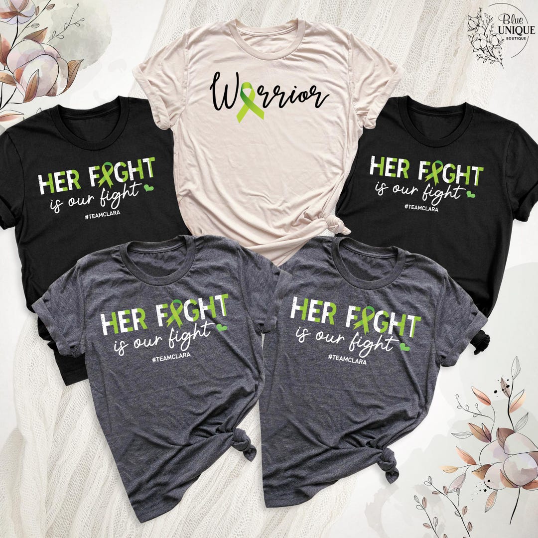 Lymphoma Cancer Warrior Shirt Her Fight is Our Fight Custom Shirts ...