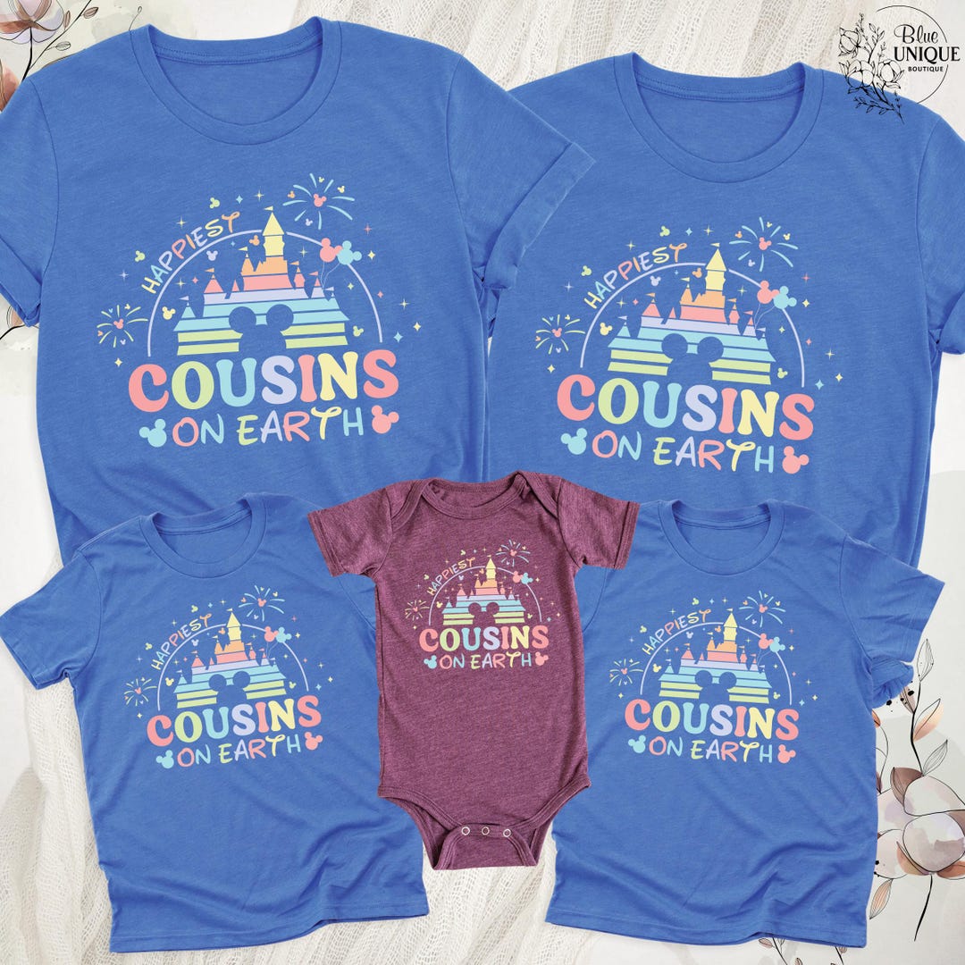 Disney Happiest Cousins on Earth Shirt, Disney Cousin Crew Shirts ...