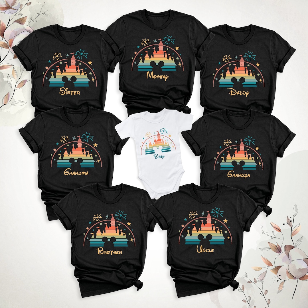 Disney Family Shirts, Matching Disney T-shirts, Personalized Disney Tee ...