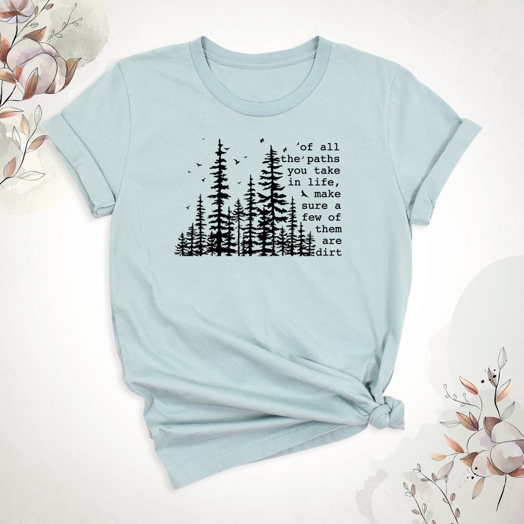 Forest Landscape Shirt, Camping Shirt, Bird Shirt, Forest Shirt, Forest ...