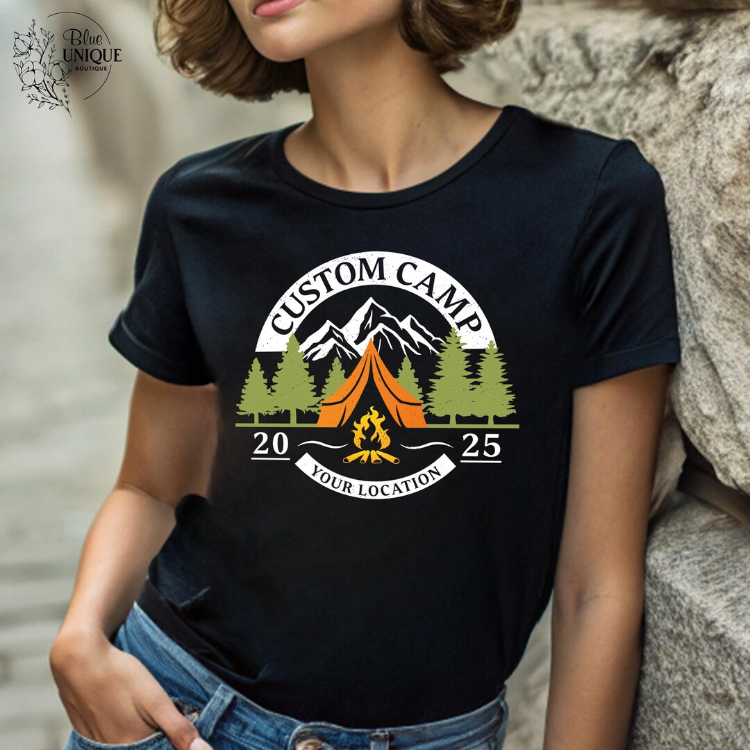 Custom Camp Shirt, Camp Life Shirt, Family Camping T-shirt, Summer Camp ...