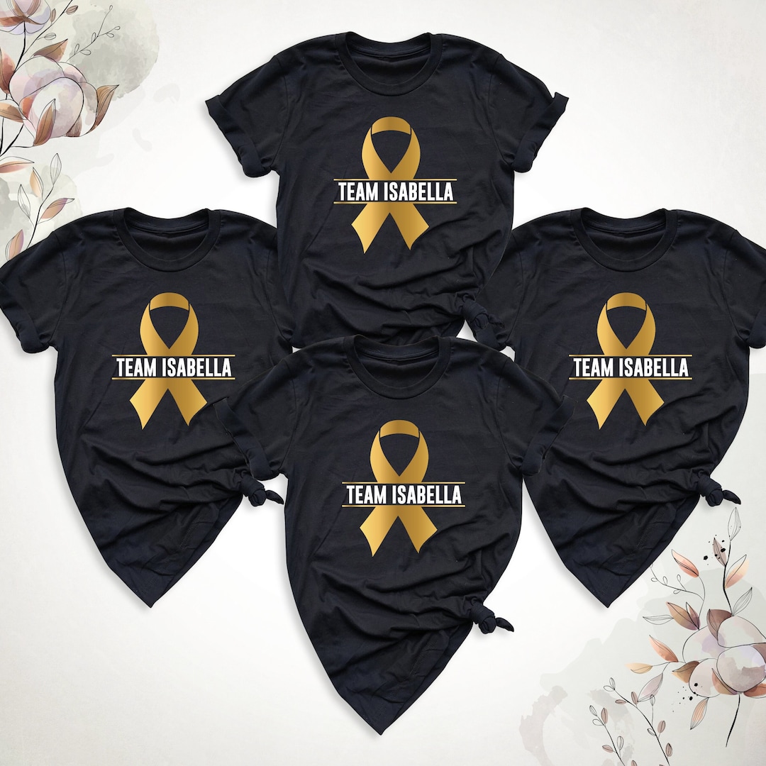 Childhood Cancer Awareness Shirt, Custom Personalized Pediatric Cancer ...