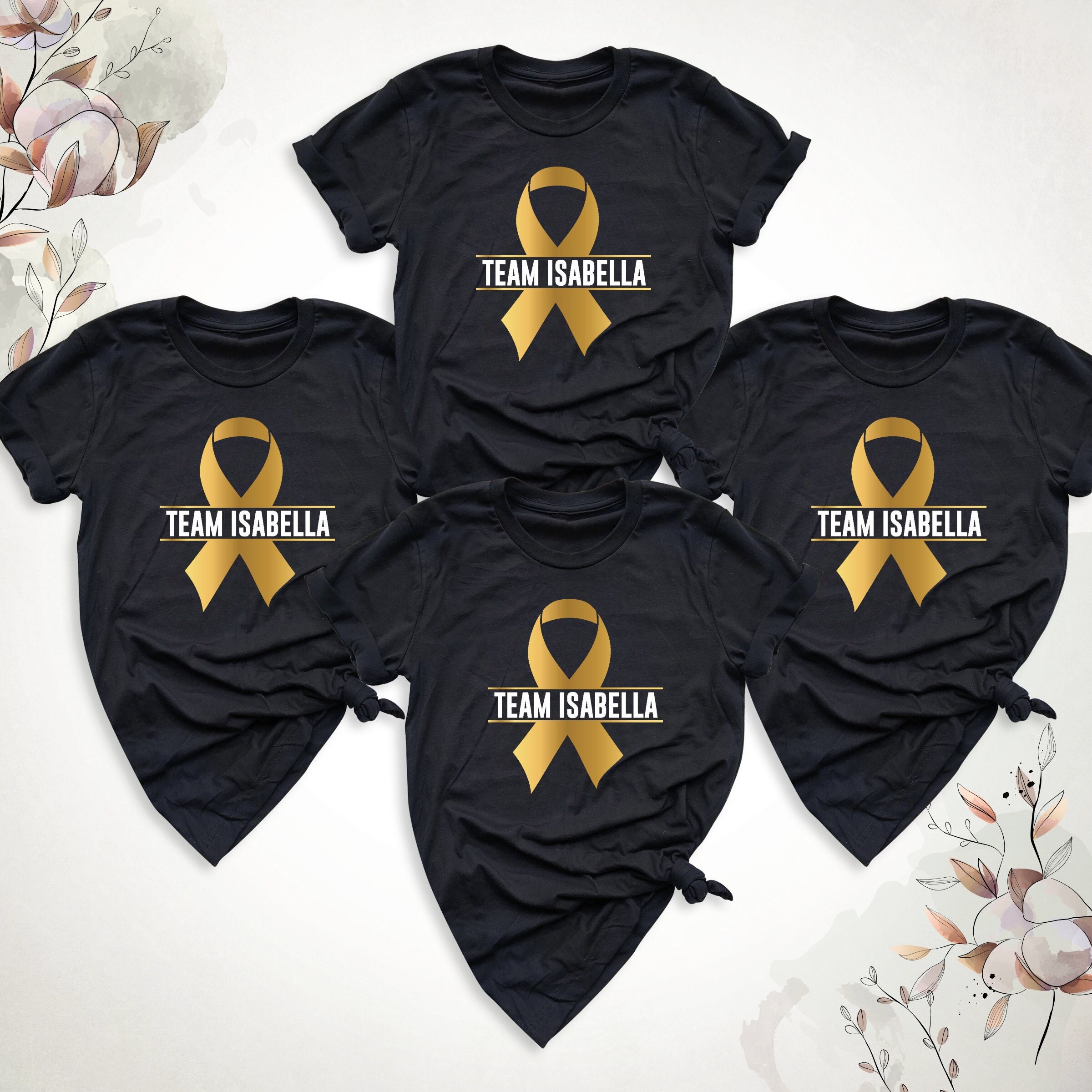 Childhood Cancer Awareness Shirt, Custom Personalized Pediatric Cancer ...