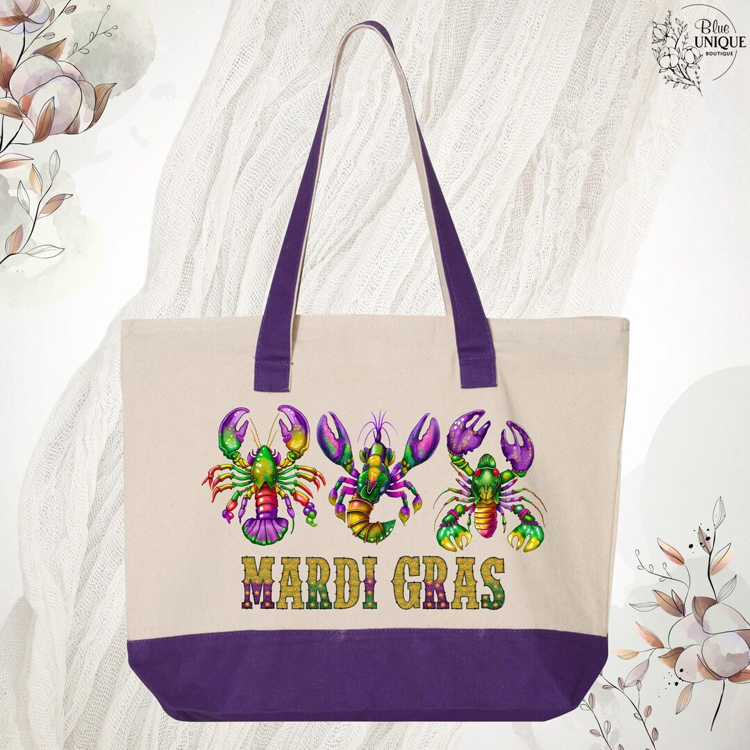 Mardi Gras Bag, Carnival Mardi Gras Tote Bag, Mardi Gras Party Bag ...
