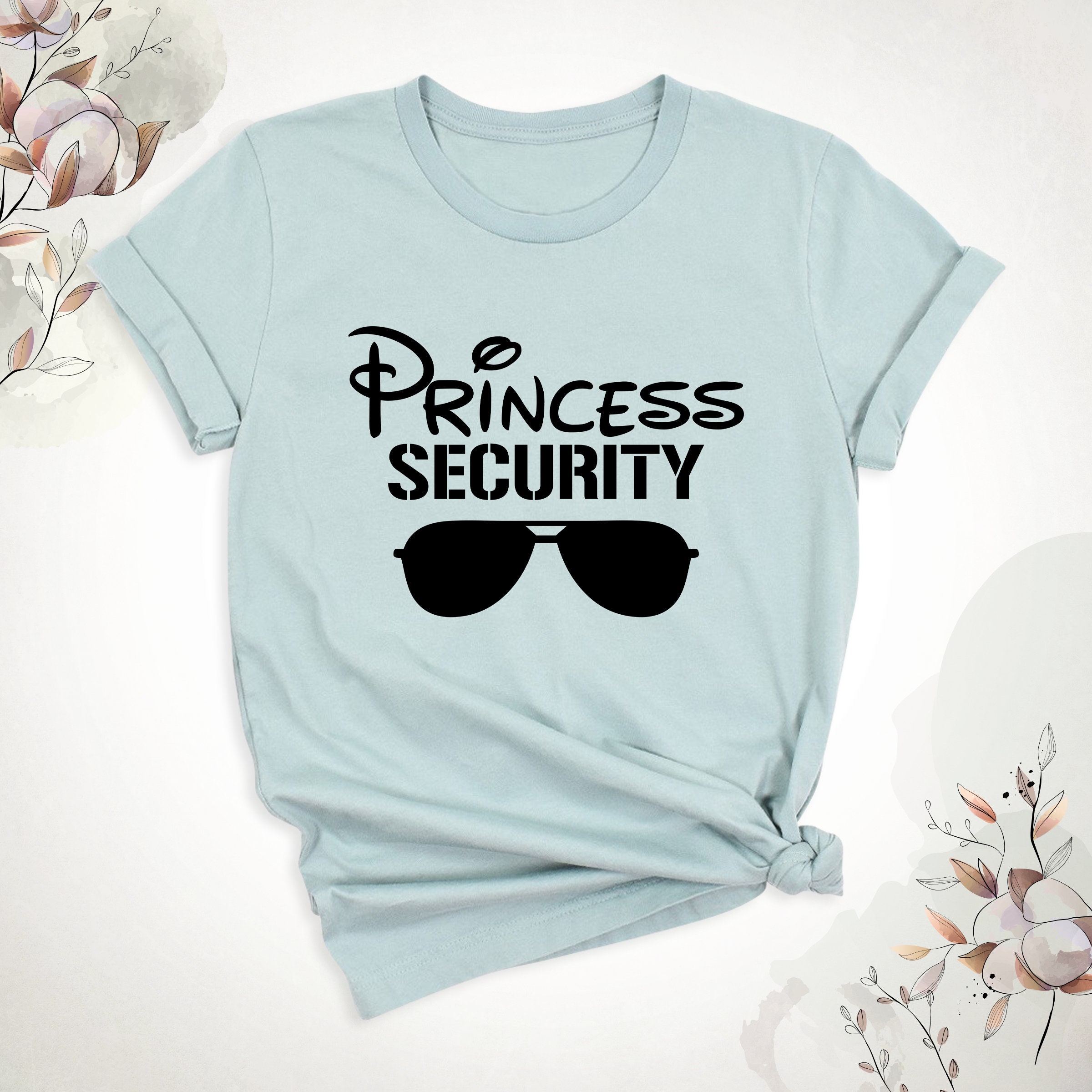 Princess Security Disney Shirt, Disneyland Family Trip T-shirt ...