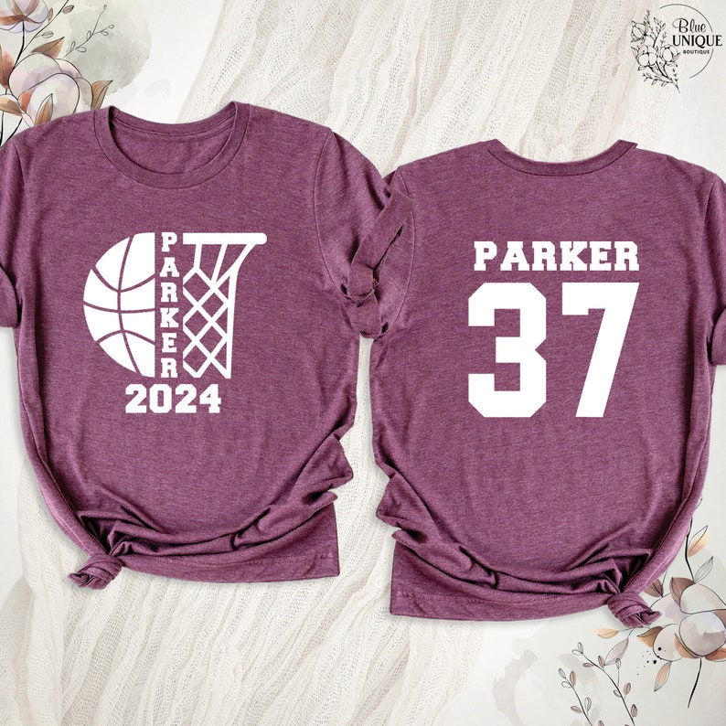 Personalized Basketball Senior Night T-shirt, Senior 2024 Basketball ...