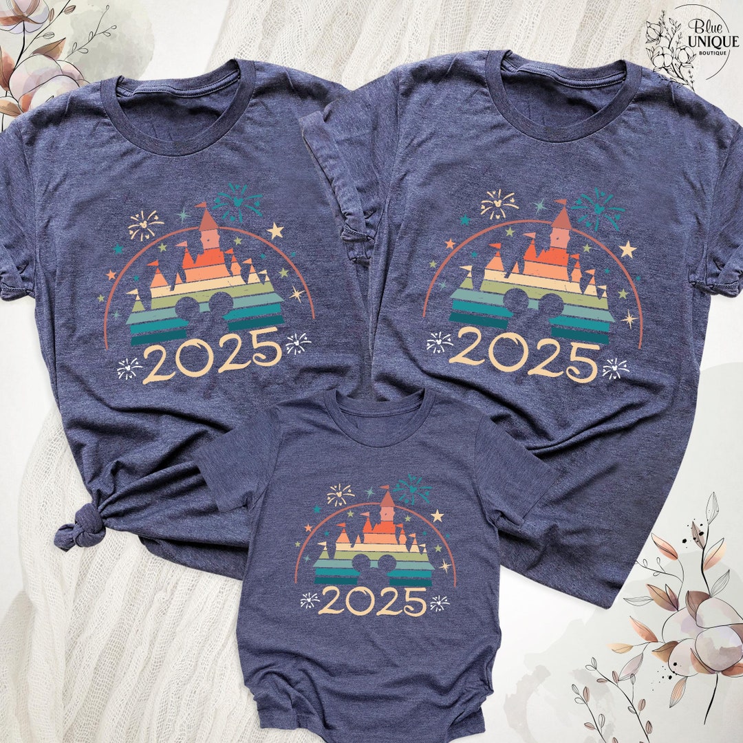 Custom Disney Family Trip 2025 Shirts, Disney Family Vacation 2025 Shirt, Custom Disney Trip ...