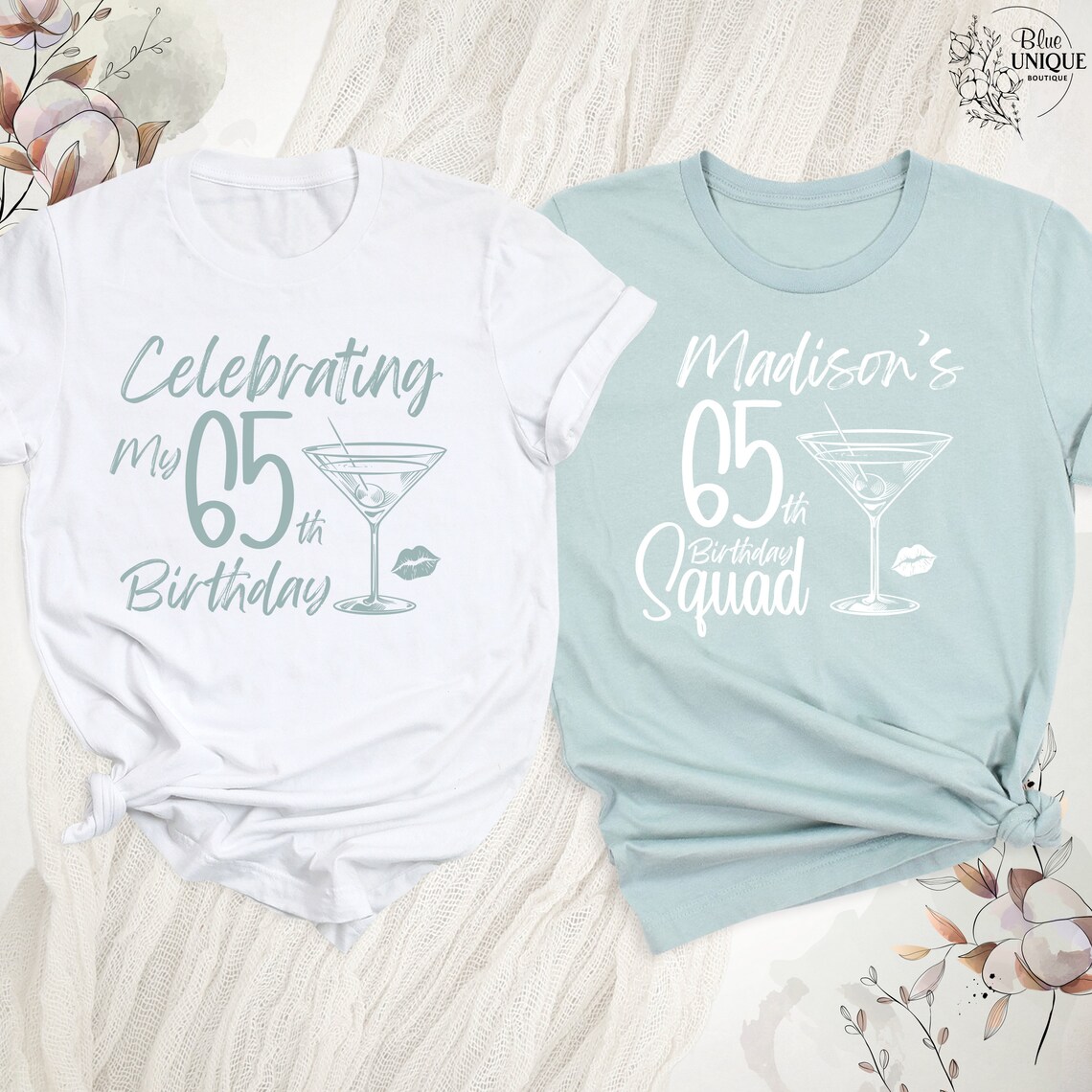 65th Birthday Party Tee Shirt, 65 Year Old for Men Women T-shirt ...