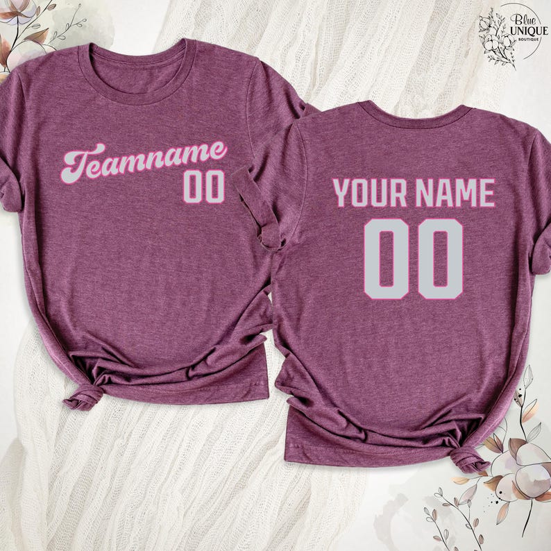 Baseball Team Name Shirt, Custom Name Baseball Shirts, Custom Baseball ...