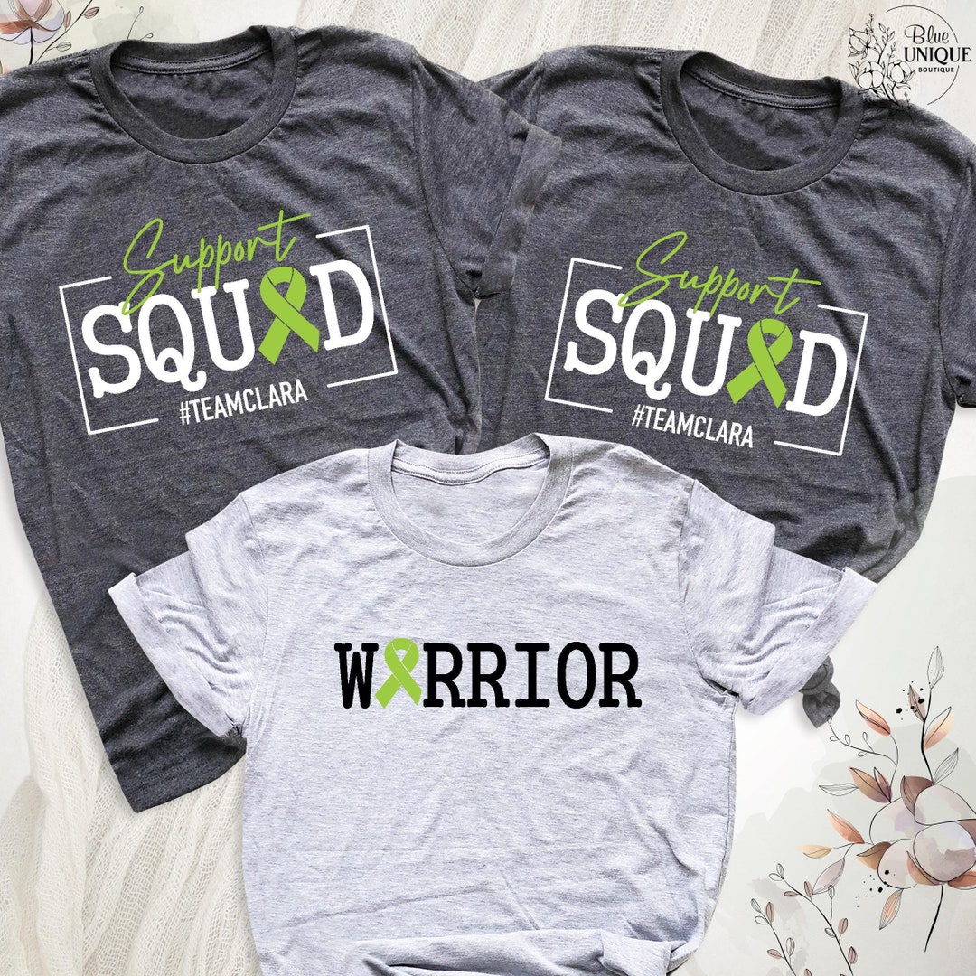 Lymphoma Cancer Awareness Shirts, Support Squad Shirt, Warrior Lime ...
