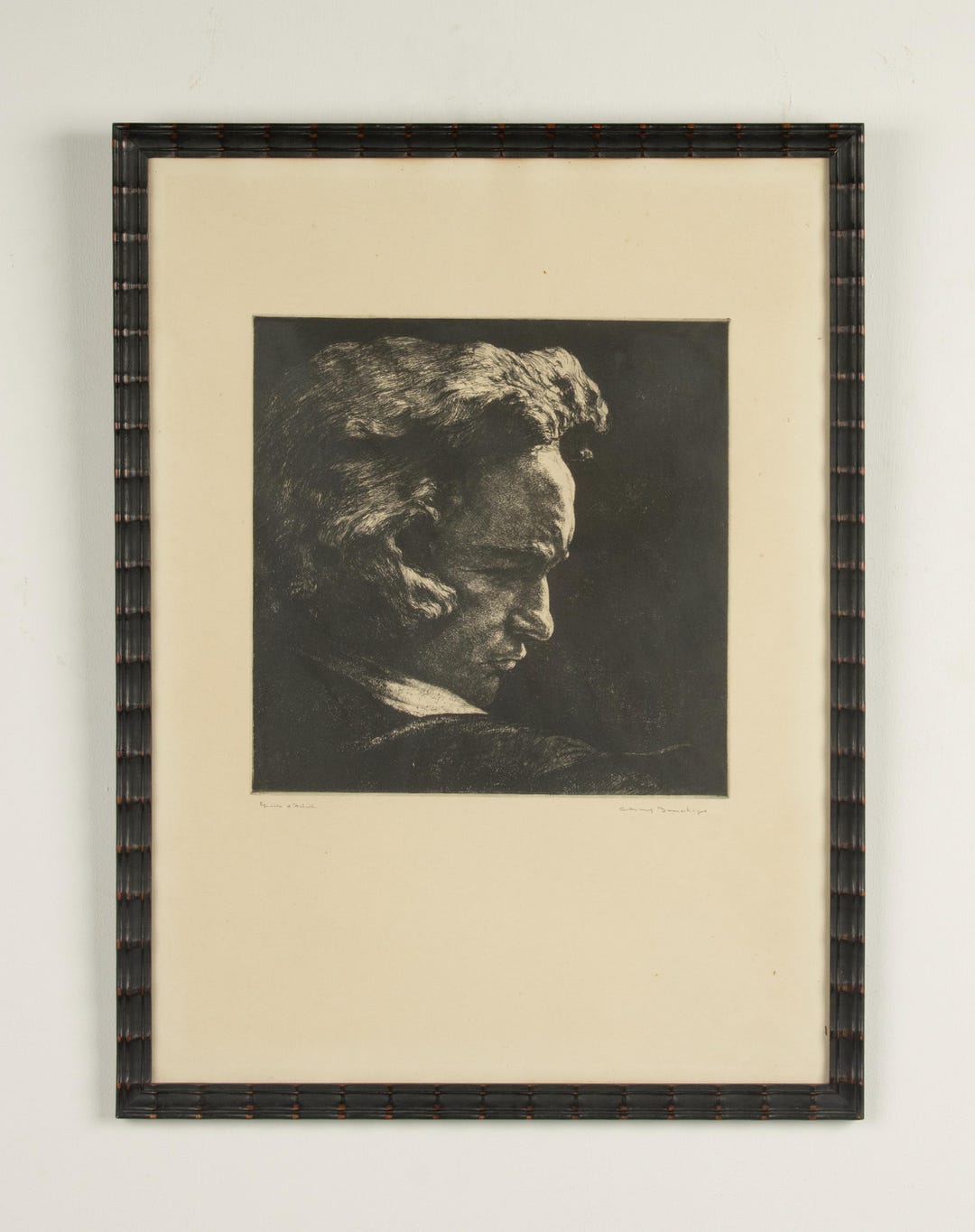 Portrait of Ludwig Von Beethoven - Original Engraving - Etsy