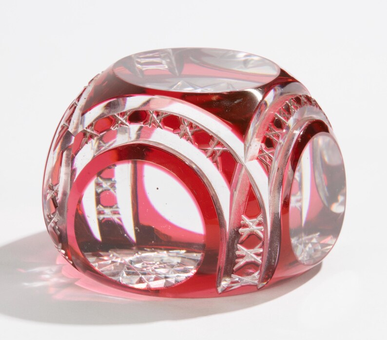 Crystal Paperweight - Val Saint Lambert - Etsy