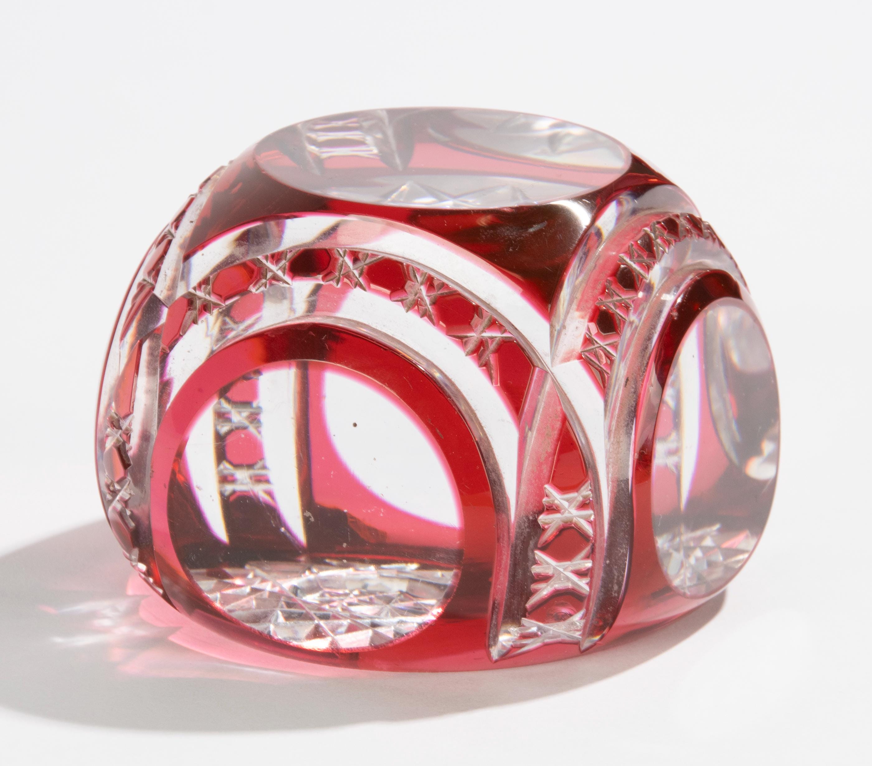 Crystal Paperweight - Val Saint Lambert - Etsy