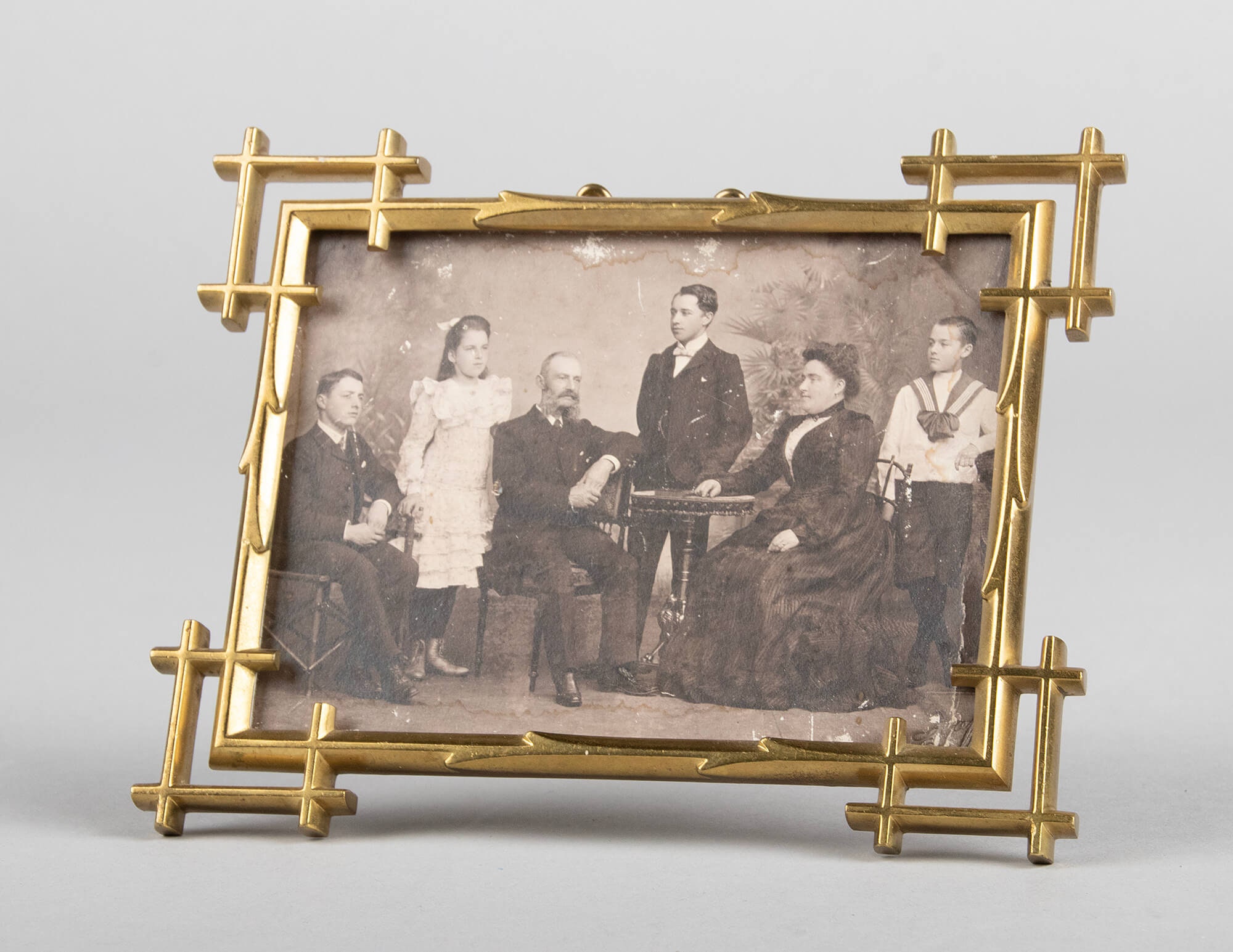 Antique Brass Faux Bamboo Picture Frame - Etsy