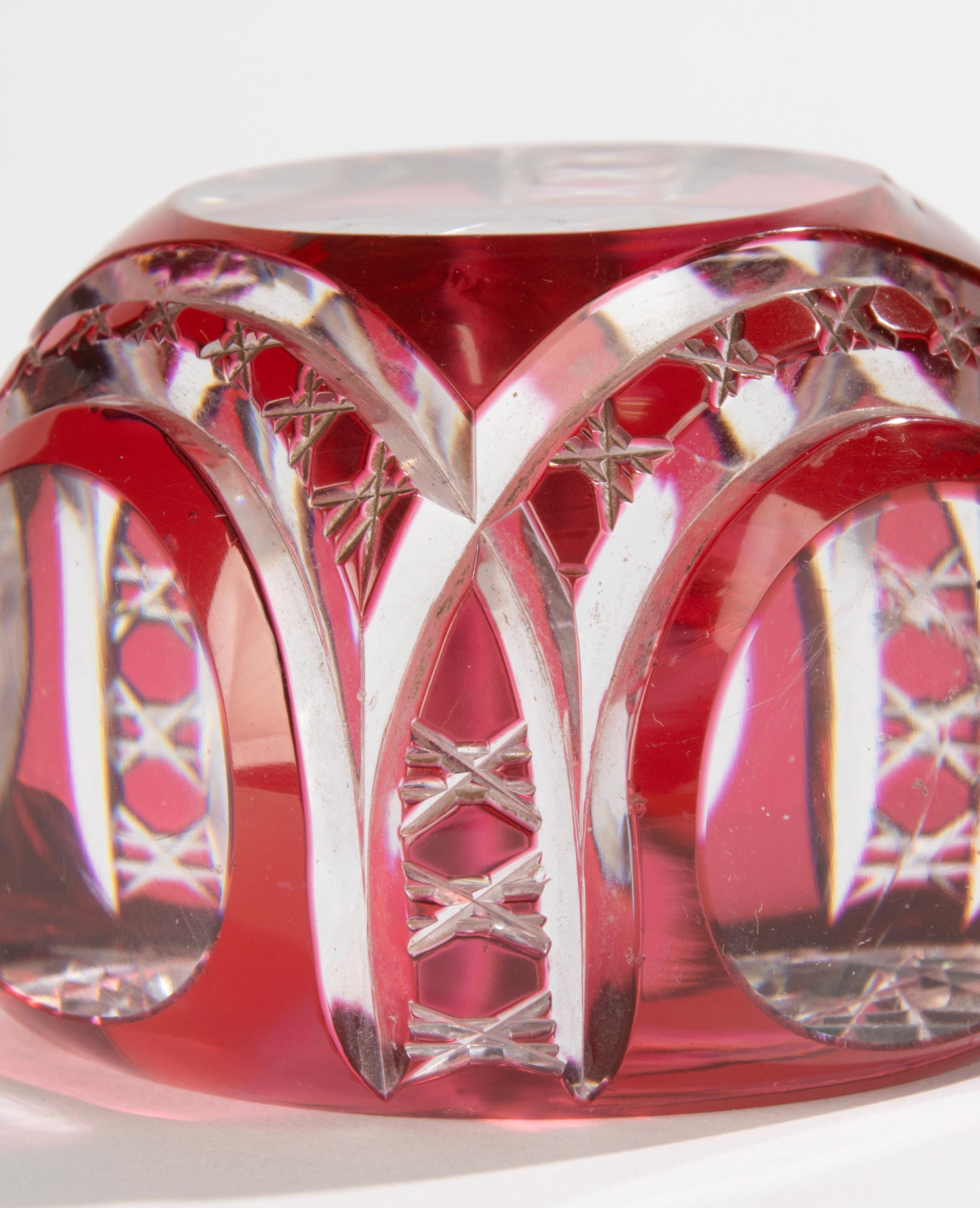 Crystal Paperweight - Val Saint Lambert - Etsy