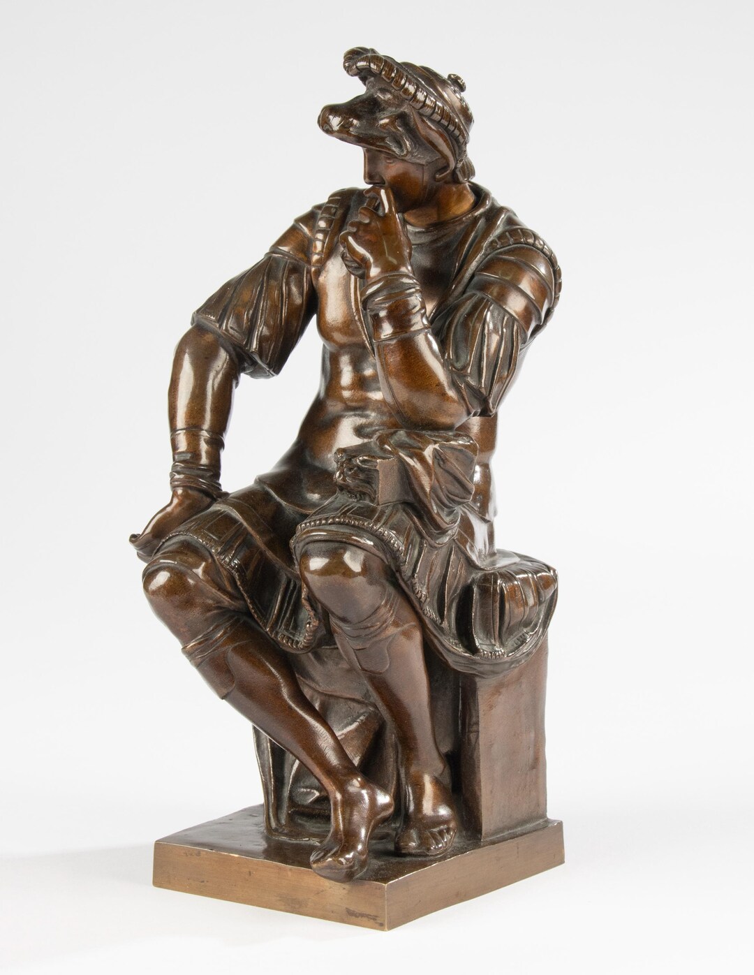 Antique Bronze Statue - Lorenzo De Medici - Il Pensieroso - Etsy Canada