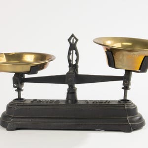 Antique Balance - Iron and Copper - Etsy