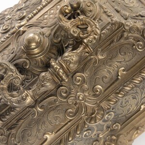 Antique Decorative Box Brass - Etsy