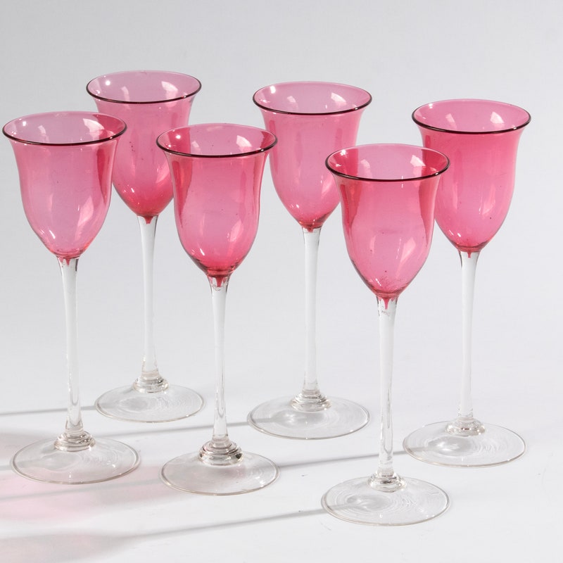 Antique Wine Glasses Etsy