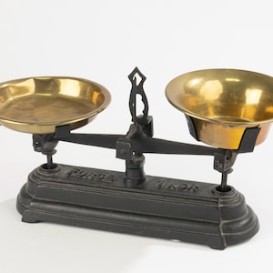 Antique Balance - Iron and Copper - Etsy