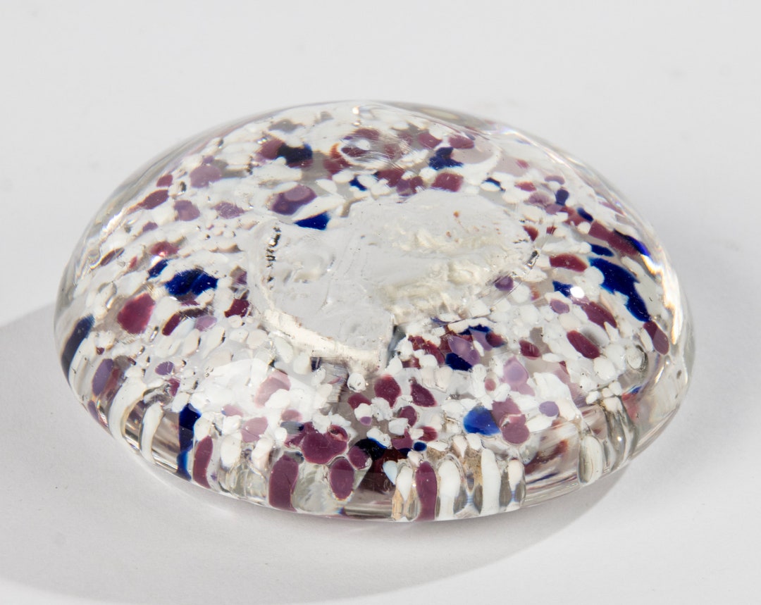 Antique Glass Paperweight - Etsy