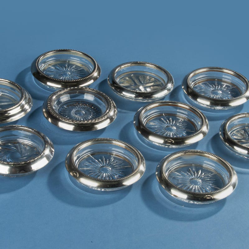 Sottobicchieri placcati in argento - Etsy Italia - Pagina 5