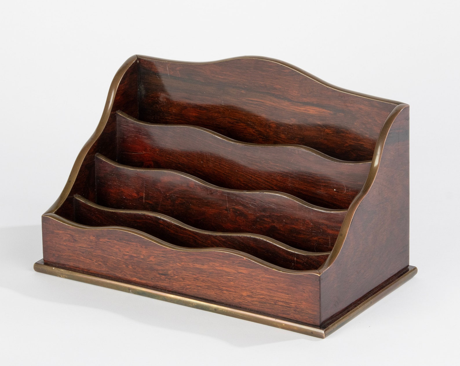 Antique Rosewood Letter Rack - Etsy