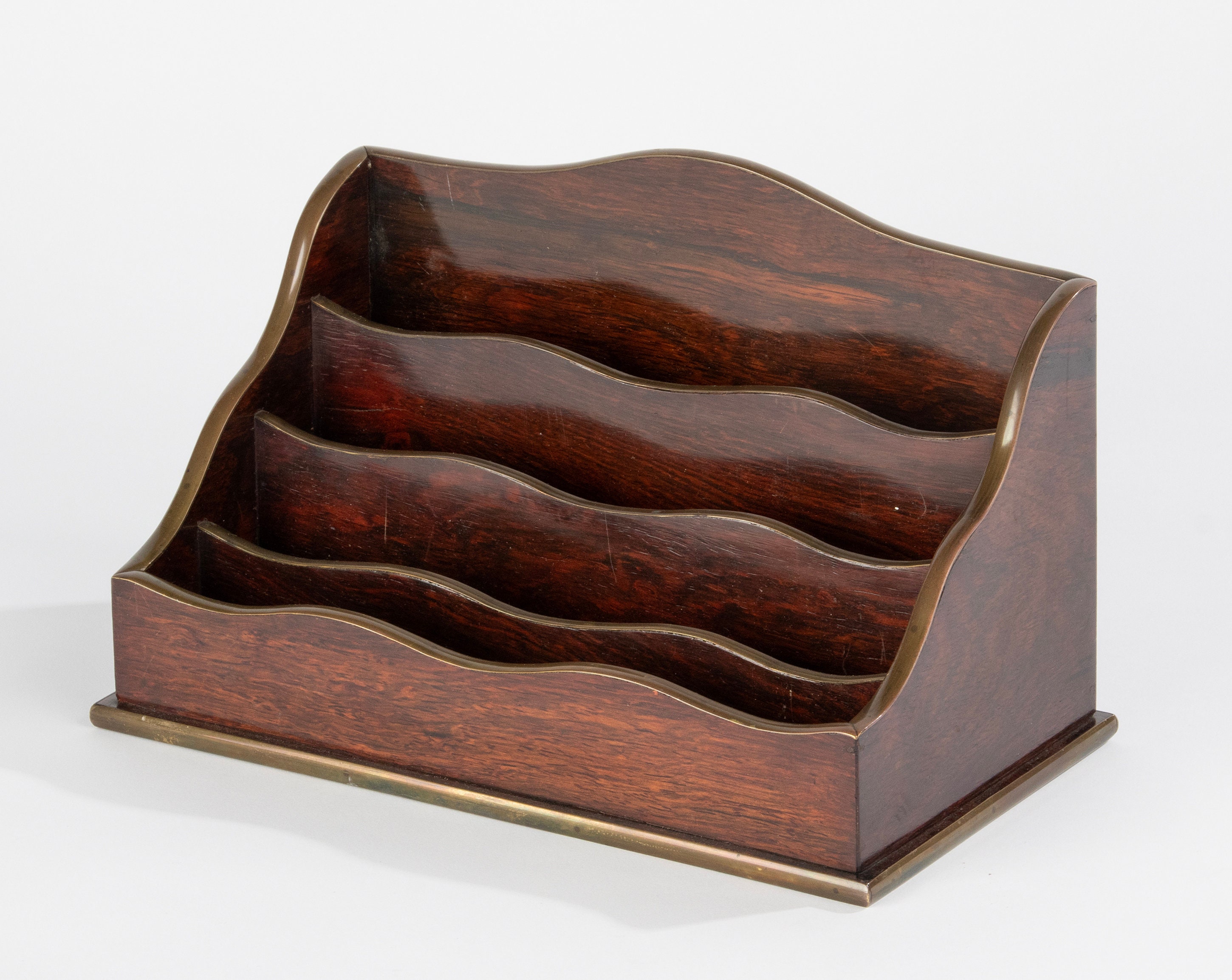 Antique Rosewood Letter Rack - Etsy