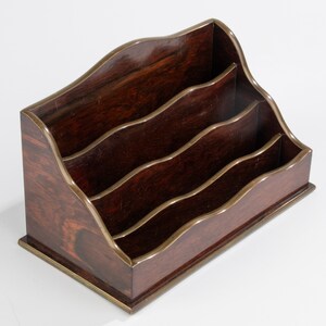 Antique Rosewood Letter Rack - Etsy