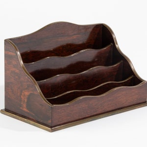 Antique Rosewood Letter Rack - Etsy