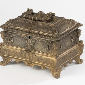 Antique Decorative Box Brass - Etsy