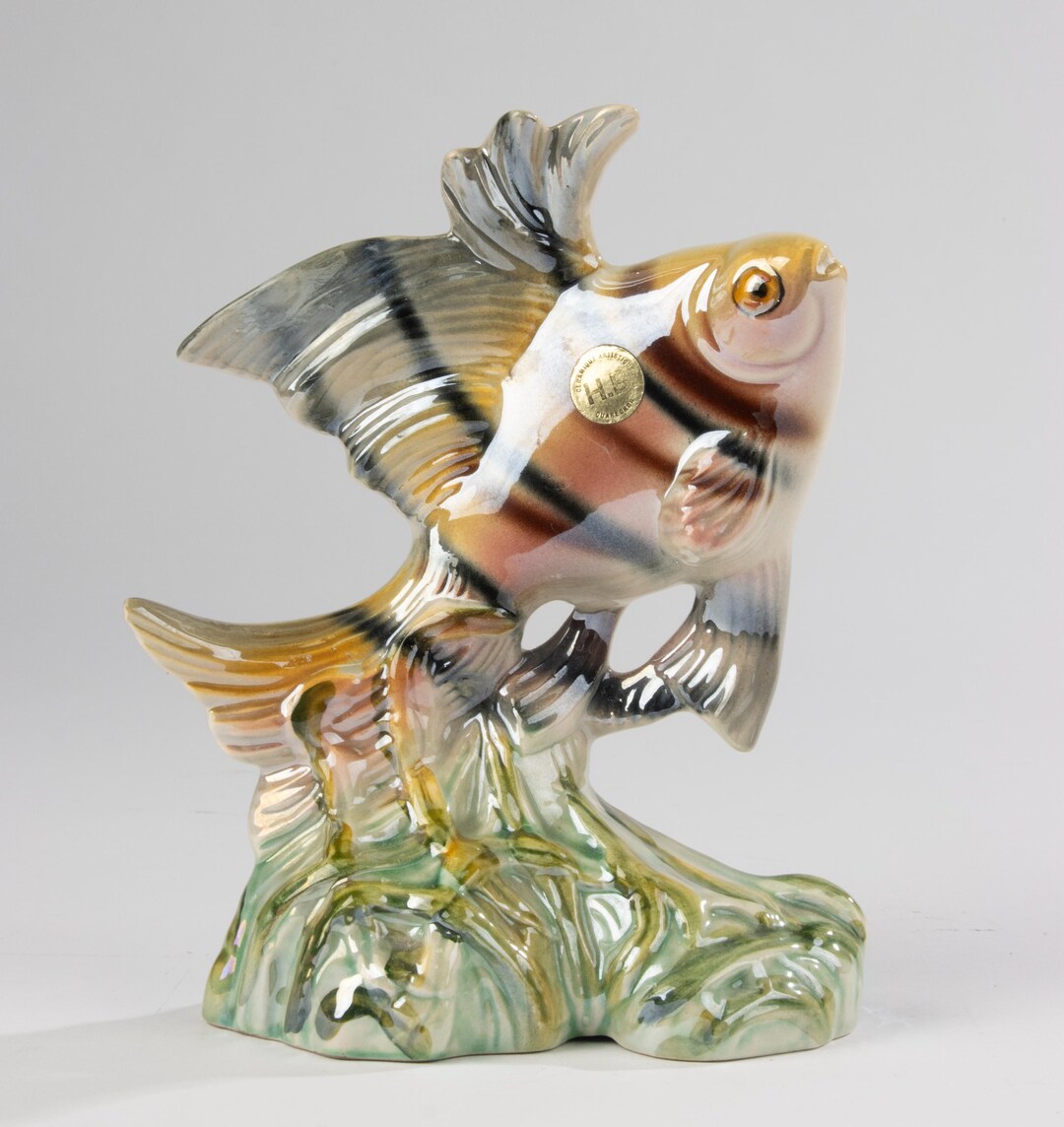 Vintage Ceramic Fish - Henri Bequet - Etsy