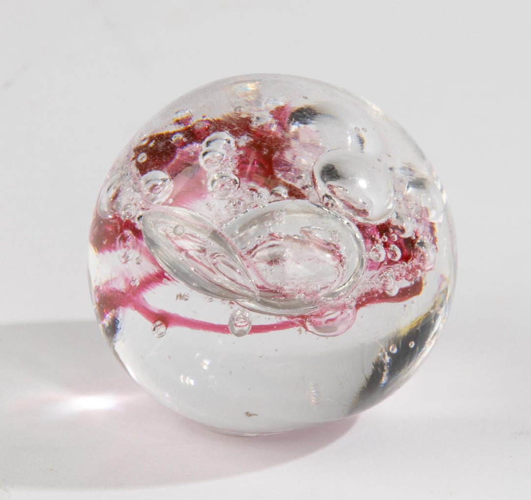 Mini Paperweight - Glass - Cristallerie Kornelia Chamonix Mont Blanc - Etsy