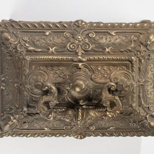 Antique Decorative Box Brass - Etsy