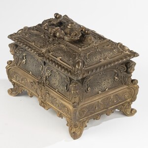 Antique Decorative Box Brass - Etsy