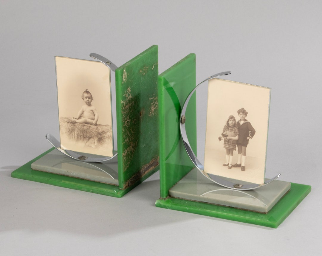 A Pair of Art Deco Bookends / Picture Frames - Etsy