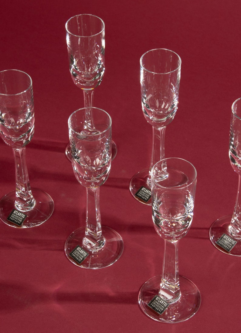 Set of 6 Crystal Port Glasses - Atlantis - Signature Collection - Etsy
