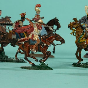 Set of 10 Antique Tin Soldiers - Etsy