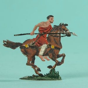 Set of 10 Antique Tin Soldiers - Etsy