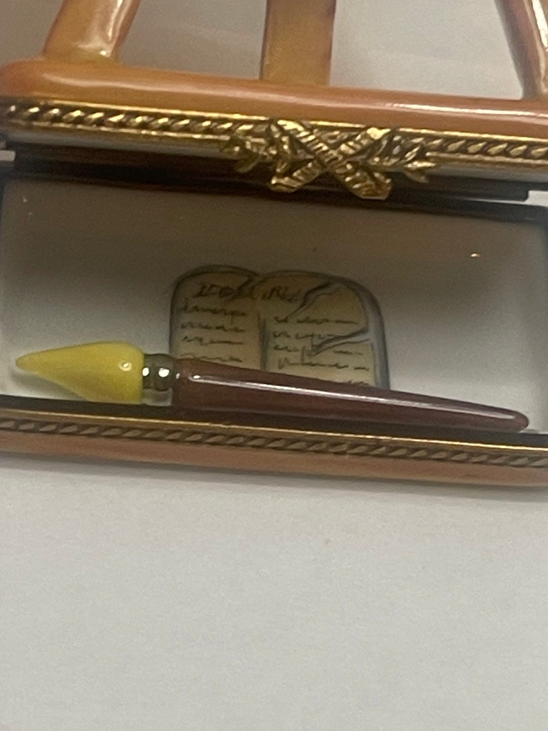 Moses & the Ten Commandments Painting Genuine Limoges Box - Etsy