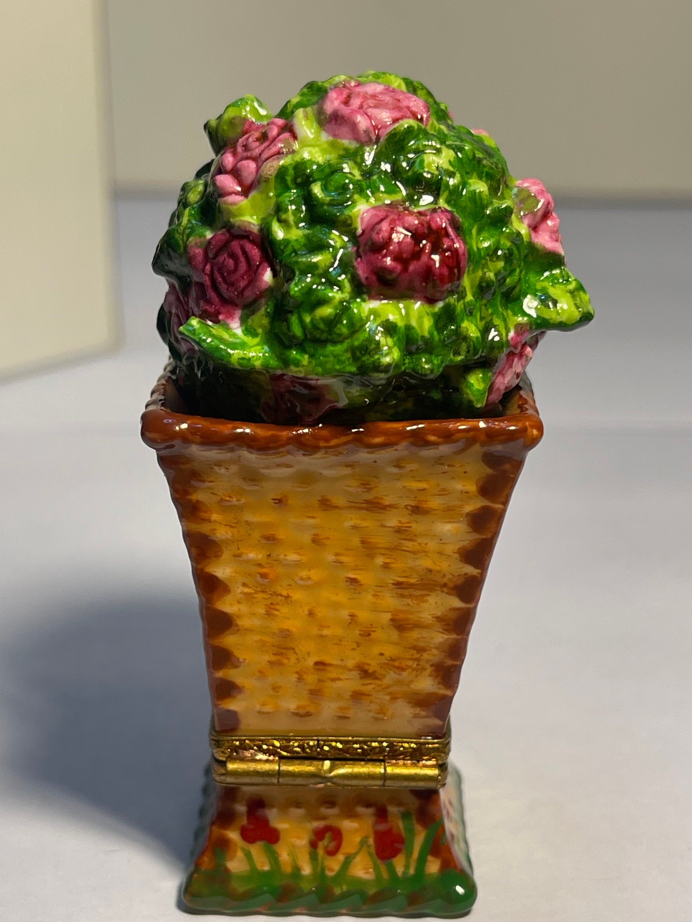 Genuine Limoges Topiary Planter With Ladybug Box - Etsy