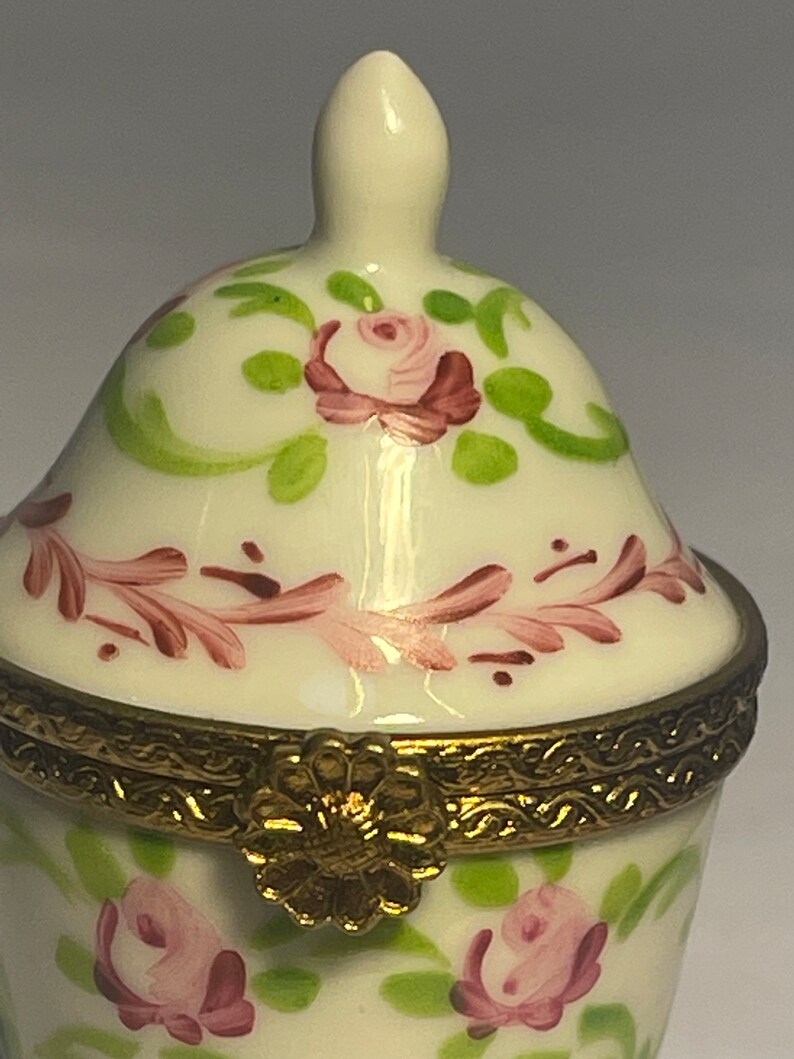 Genuine Limoges Box Rose Urn - Etsy