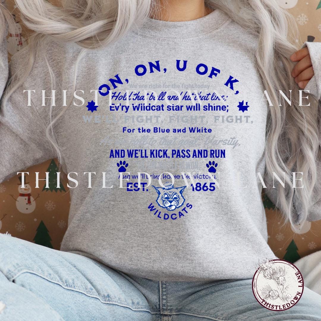 Kentucky (uofk) Wildcats Fight Song| Png | Wildcat Design | Original ...
