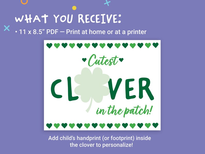 St. Patrick's Day Craft for Kids | Cutest Clover in the Patch Shamrock ...